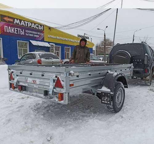 Прицеп оцинкованный, Кузов 2,45х1,37м. Рассрочка