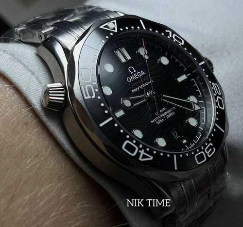 Брутальные мужские часы Omega Seamaster