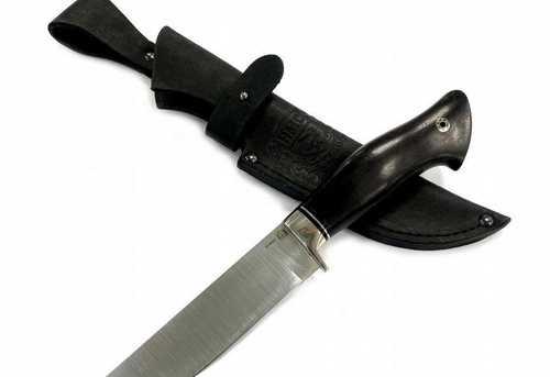 Нож Тайга-В, сталь elmax, граб, мельхиор