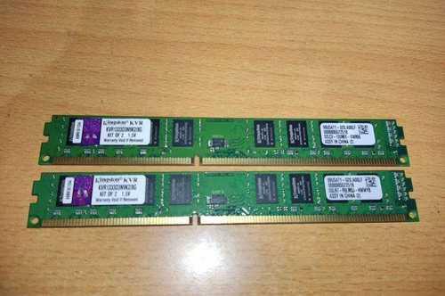 Ddr3 8gb kingston kvr1333d3n9k2/8g