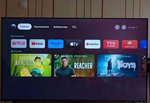 Телевизор. TCL. 120гц. Qled. 55 дюймов