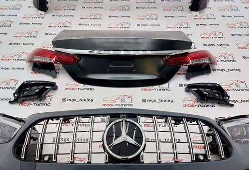 Обвес переделка в рестайлинг E63 AMG Mercedes W213