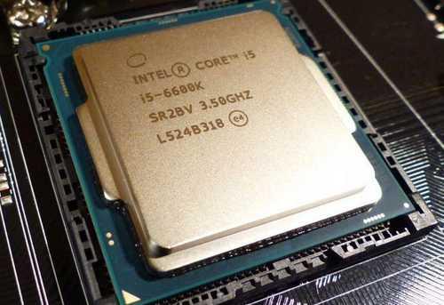 Intel core i5 6600k 4х 3500 мгц