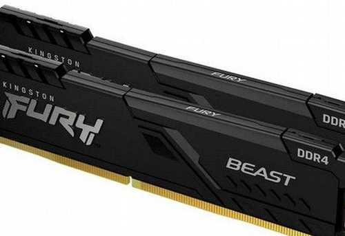 64Gb DDR4 3200MHz Kingston Fury Beast Black (KF432