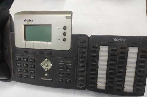 IP-телефон Yealink SIP-T26P, с модулем EXP38