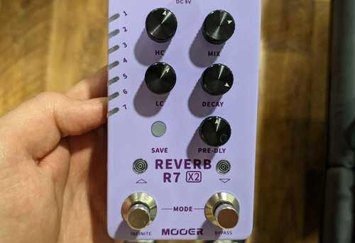 Педаль reverb mooer r7 x2