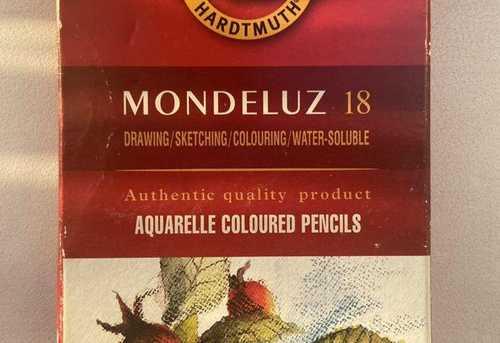 Акварельные карандаши Mondeluz 18 цветов