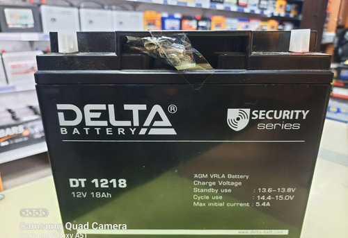 Доставка Акб 18Ач"delta DT1218" Эхолот,мото,металл