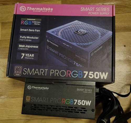 Блок питания thermaltake SMART pro rgb 750