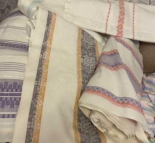 Ткань лен СССР на полотенца