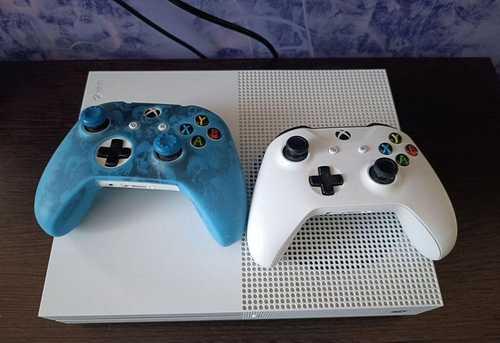 Xbox One s 2 геймпада 1tb