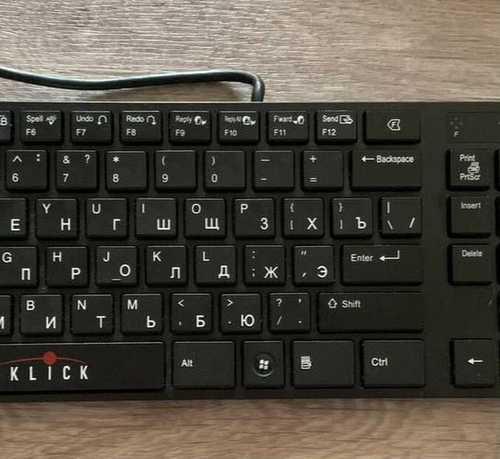 Клавиатура oklick 555 S Multimedia чёрная офисная