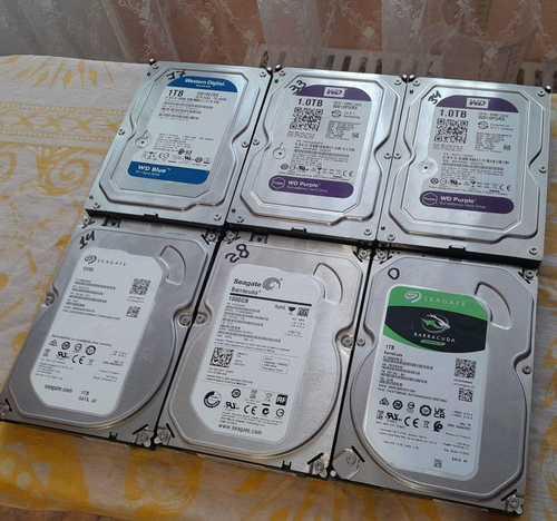 Жесткие диски hdd 1 tb 1000 gb в хорошем состоянии