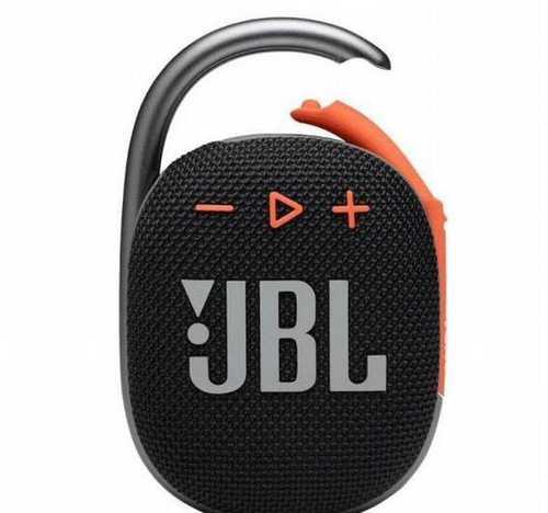 Bluetooth колонка JBL Clip 4 чёрно-оранжевая