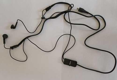 Наушники Nokia HS-82 разъем micro USB