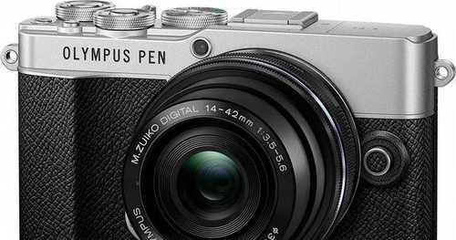 Фотоаппарат Olympus Pen E-P7 Kit 14-42 EZ Silver Н