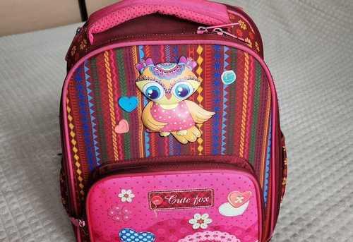 Портфель рюкзак для девочки начальная школа