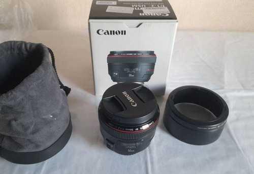 Объектив Canon 50mm f/1.2 Новый