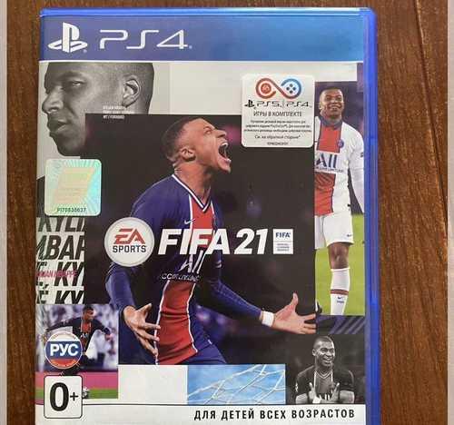 Fifa 21 ps4 диск