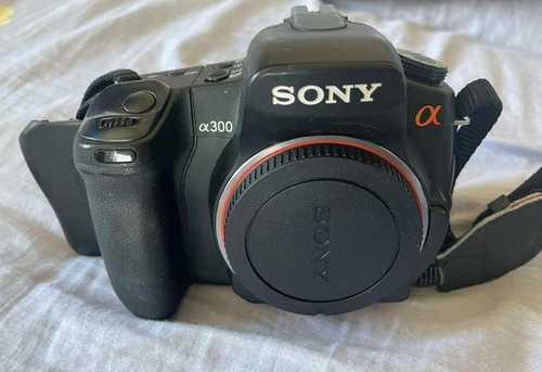 Зеркальный фотоаппарат sony a300 + 2 объектива