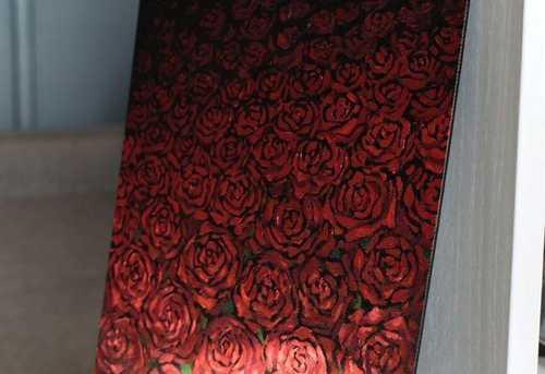 Картина маслом "Розы"