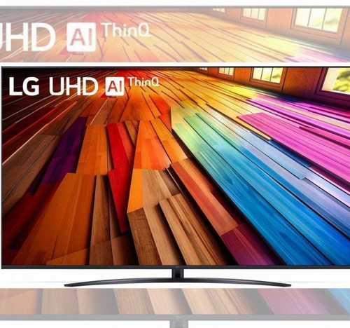 Телевизор LED LG 75UT81006LA.arug, SMART TV, черный