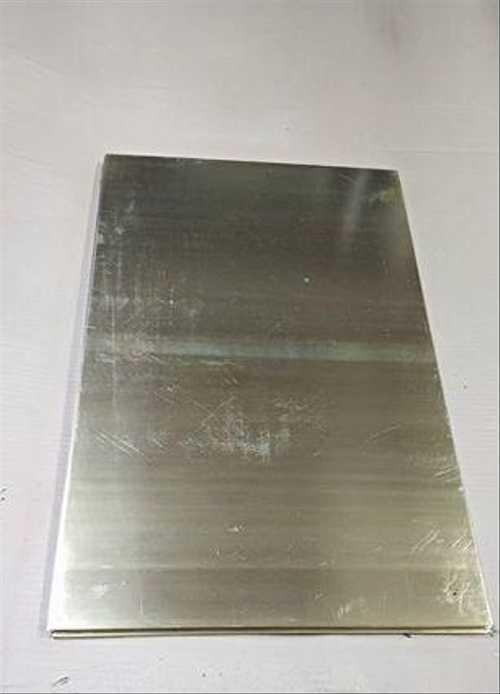 Латунный лист Л63, птв 2x370x600
