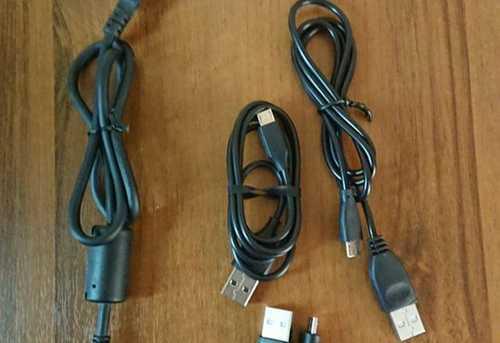 Кабели USB, зарядные устройства