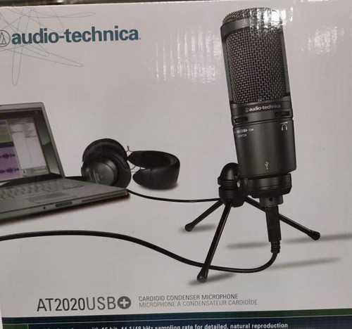 Микрофон Audio-Technica AT2020USB+