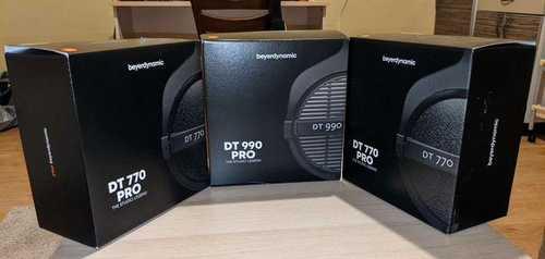 Новые Beyerdinamic DT770 PRO 80/250/ DT990 PRO 250