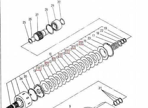 Диск фрикционный Tadano 346-720-06130 TR-400M