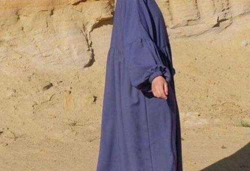 Платье абая в пол мусульманское