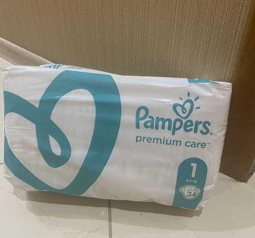 Подгузники pampers premium care 1