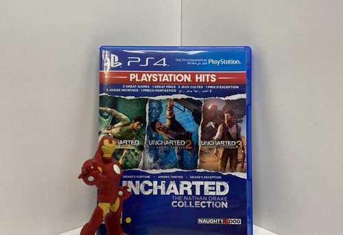 Uncharted натан дрейк коллекция PS4 (рус.Суб) Б/У