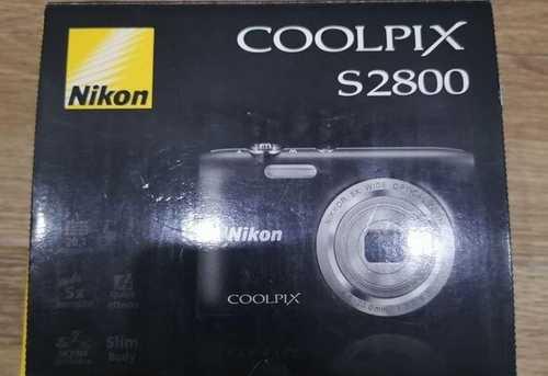 Коробка от фотоаппарата Nikon coolpix S 2800