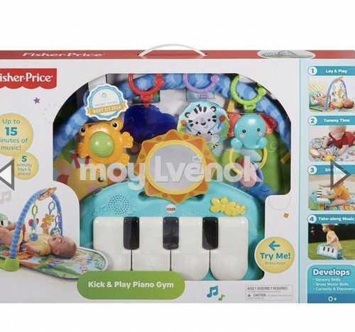 Игровой коврик с пианино Fisher Price