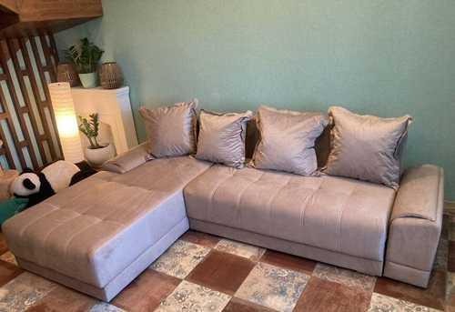 Угловой диван с антивандальным покрытием