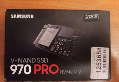 SSD Samsung 970 pro 512gb