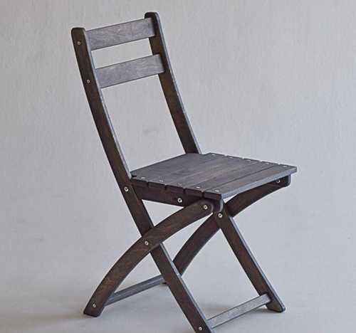 Складной деревянный стул аналог IKEA "графит"