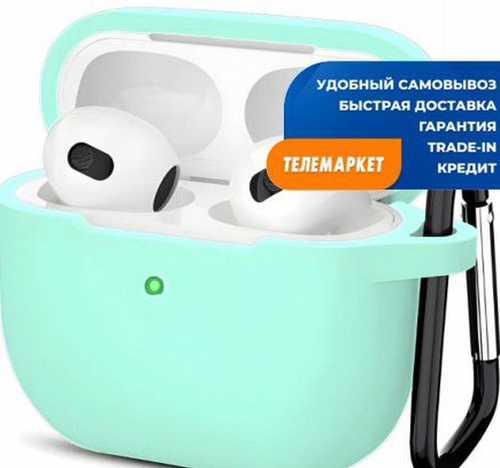 Силиконовый чехол для Apple AirPods 4 Mint