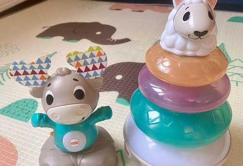 Игрушки fisher price линкималс лама лось