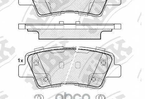 PN0538-nibk колодки дисковые задние Hyundai So