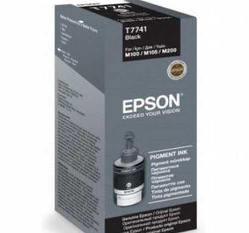 Чернила Epson C13T77414A T7741 Black чёрные