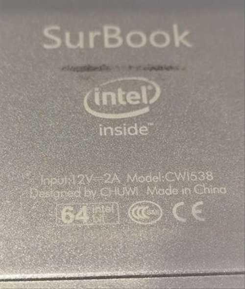 Планшет Chuwi Surbook 12,3 дюйма