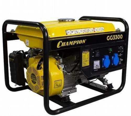 Бензиновый генератор champion GG3300 - новый