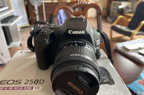 Зеркальная камера Canon EOS 250D чёрная