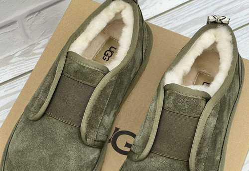 Слипоны Мужские Угги UGG Slipper Flex Khaki