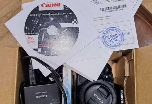 Зеркальный фотоаппарат canon 600d комплект