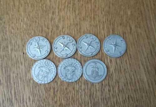 Серебряные монетки из пятёрочки
