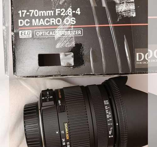 Nikon VR Sigma DC 17-70mm f/2.8-4.0 macro OS HSM